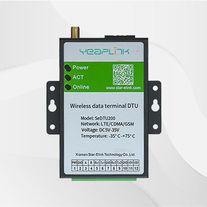 SeDTU200 Industrial 4G LTE Modem with Dual RS232 & RS485
