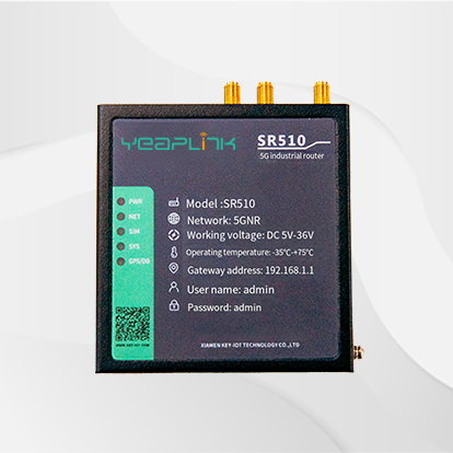 SR510 Industrial 5G Router | Dual Ethernet Port for IoT & M2M